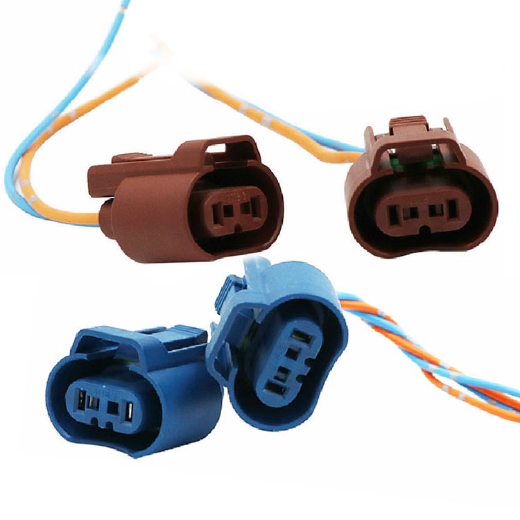 1X 9005 9006 HB3 HB4 Original car LED Female Adapter Wiring Harness ...