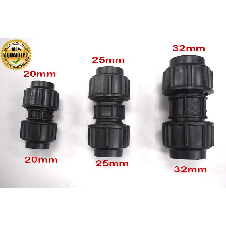 [READY STOCKS] 20MM, 25MM, 32MM HDPE POLY STRAIGHT COUPLER (SIRIM ...