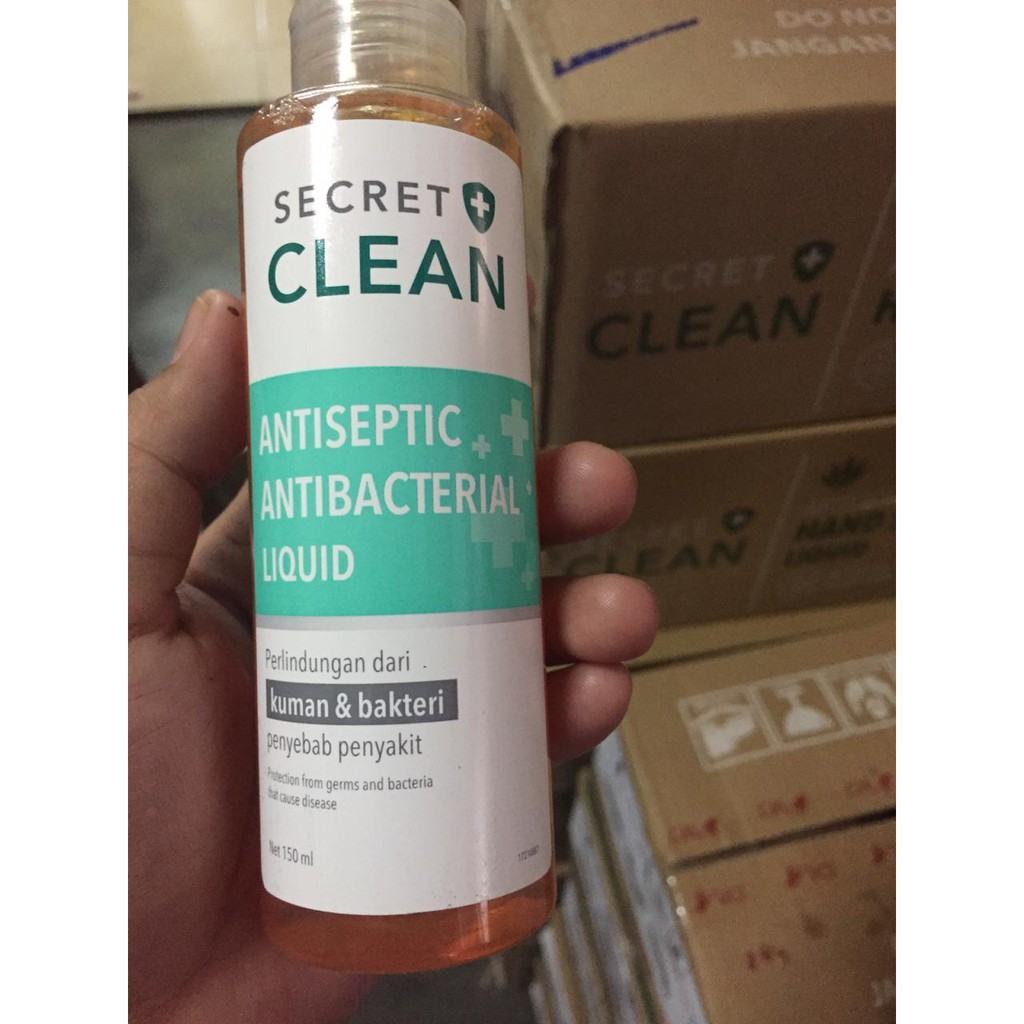 Secret Clean Antiseptic Antibacterial Liquid - 150ml | Shopee Malaysia