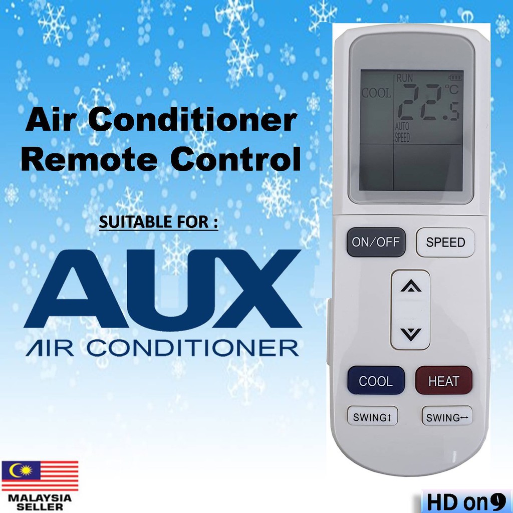 AUX Air Cond Aircond Air Conditioner Remote Control Replacement ...
