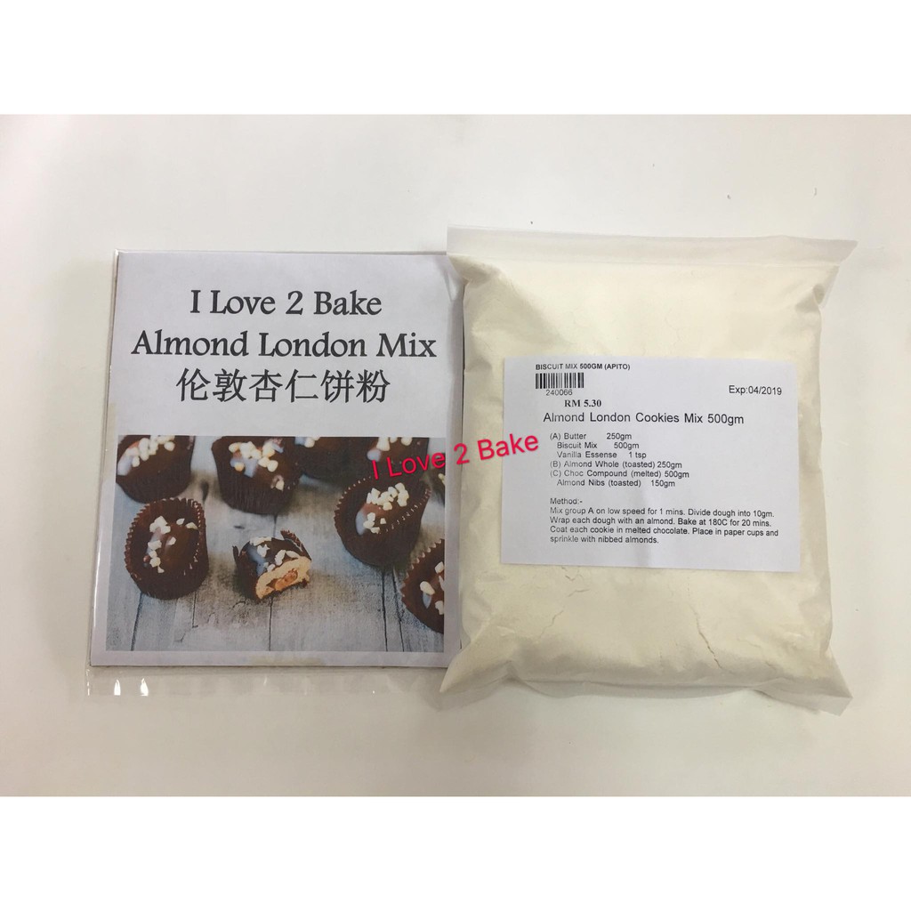 ALMOND LONDON COOKIES PREMIX | Shopee Malaysia