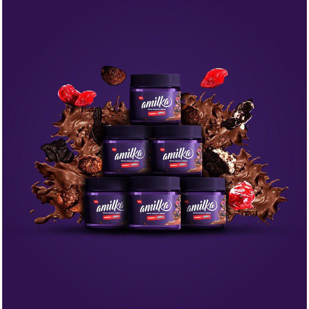 AMILKA Chocojar Premium Chocolate Oren dan Cranberry Super Melt 350g ...