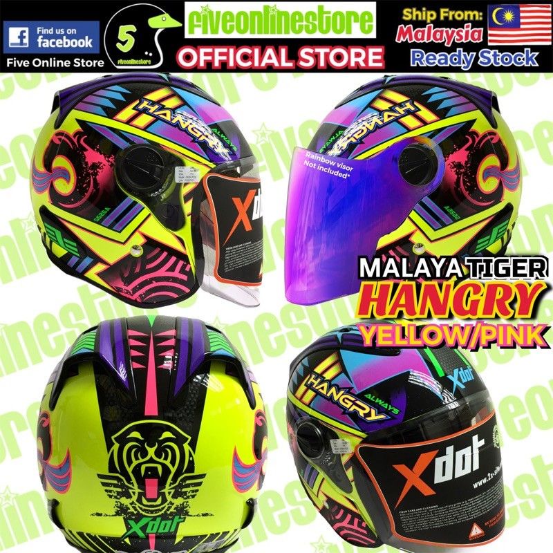 XDOT G626 Racing Helmet NEW | Shopee Malaysia