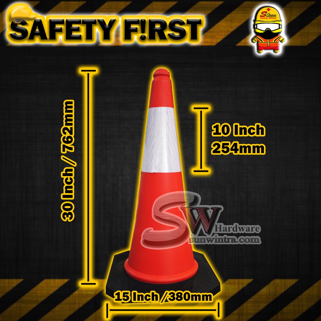 COMBO 2X SW Hardware Heavy Duty Export grade Traffic Block reflective ...