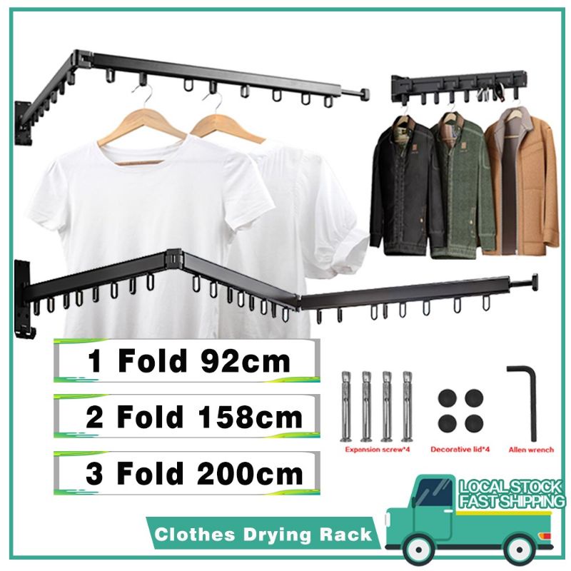 Viral Hanging Clothes Invisible Hidden Black Tik Tok Recommended Baju ...