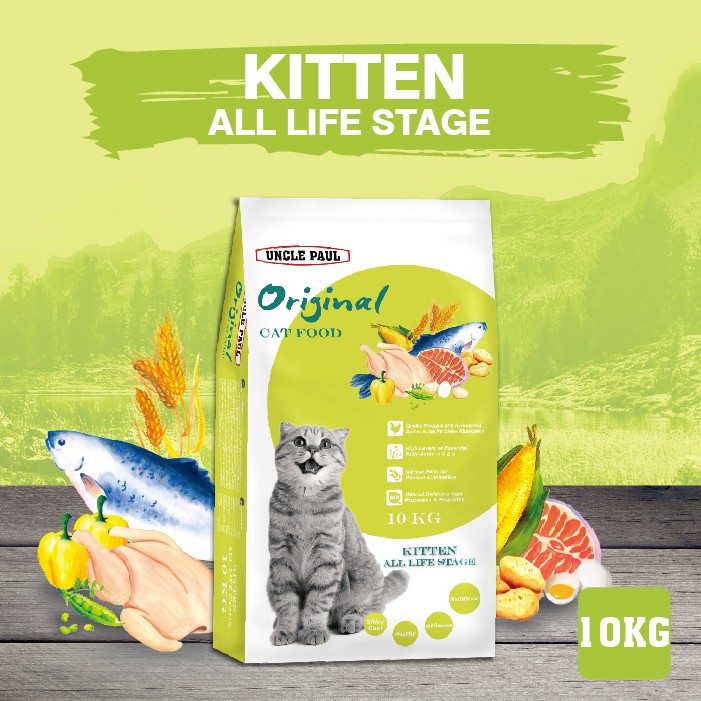 Uncle Paul Original Cat Food (Kitten/All Life Stage) 10KG | Shopee Malaysia
