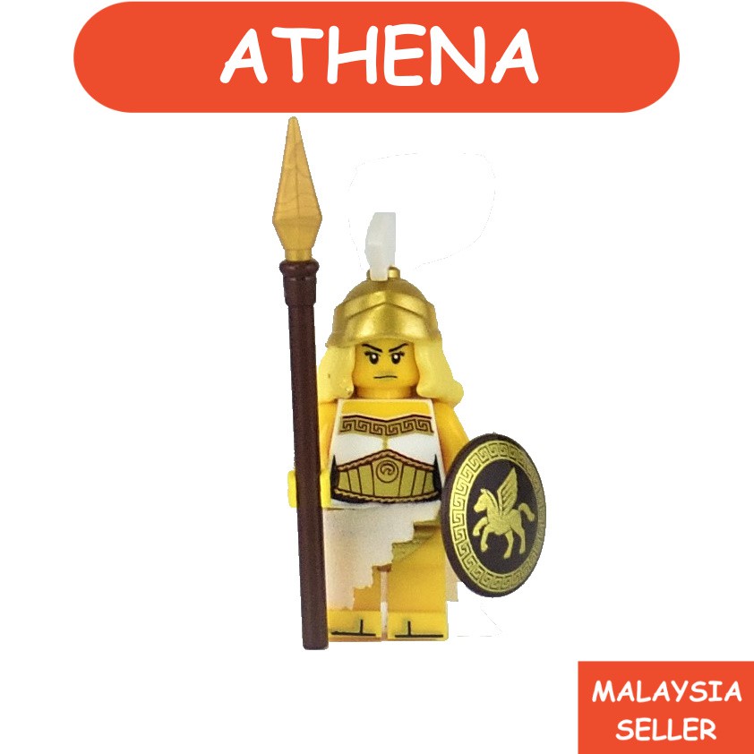 Athena Medieval Mini Figures Mainan LEGO Compatible | Shopee Malaysia