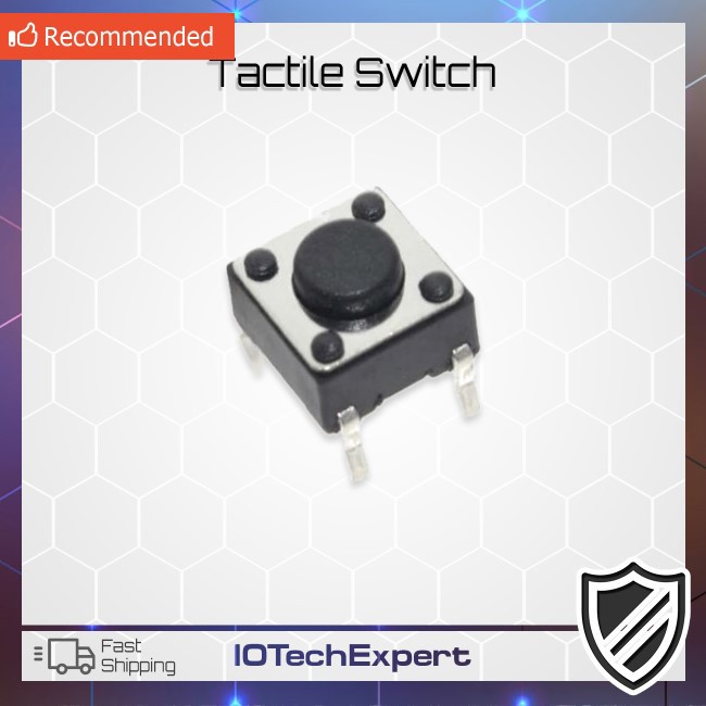 4-Pin Tactile Push Button Tact Switch 6x6x5mm | Shopee Malaysia