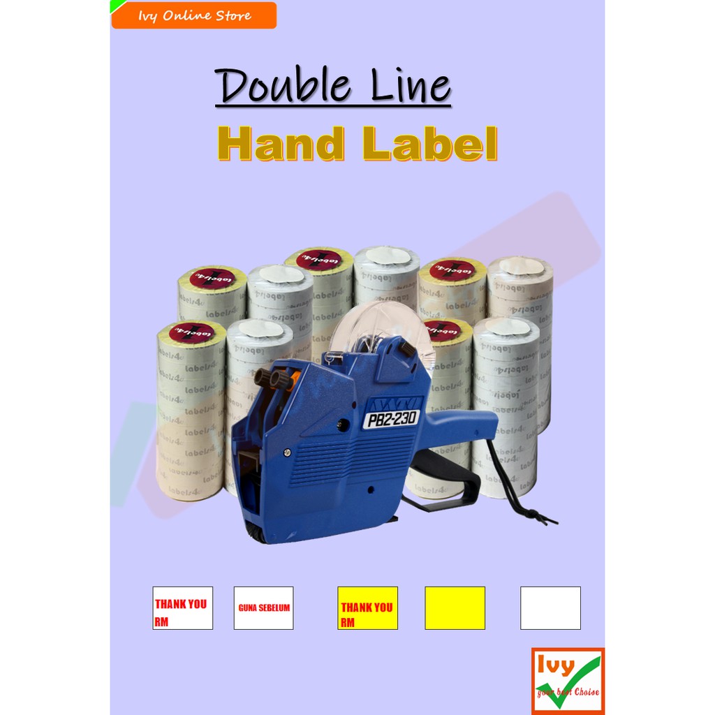 [READY STOCK] SATO PB PB2 HAND LABELLER STICKER PRICE TAG LABEL ...