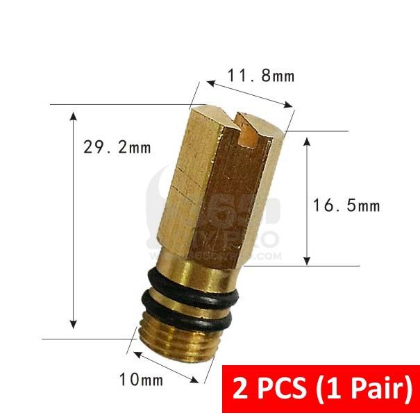 2 pcs hot and cold water faucet end cap, drain plug, faucet accessories ...