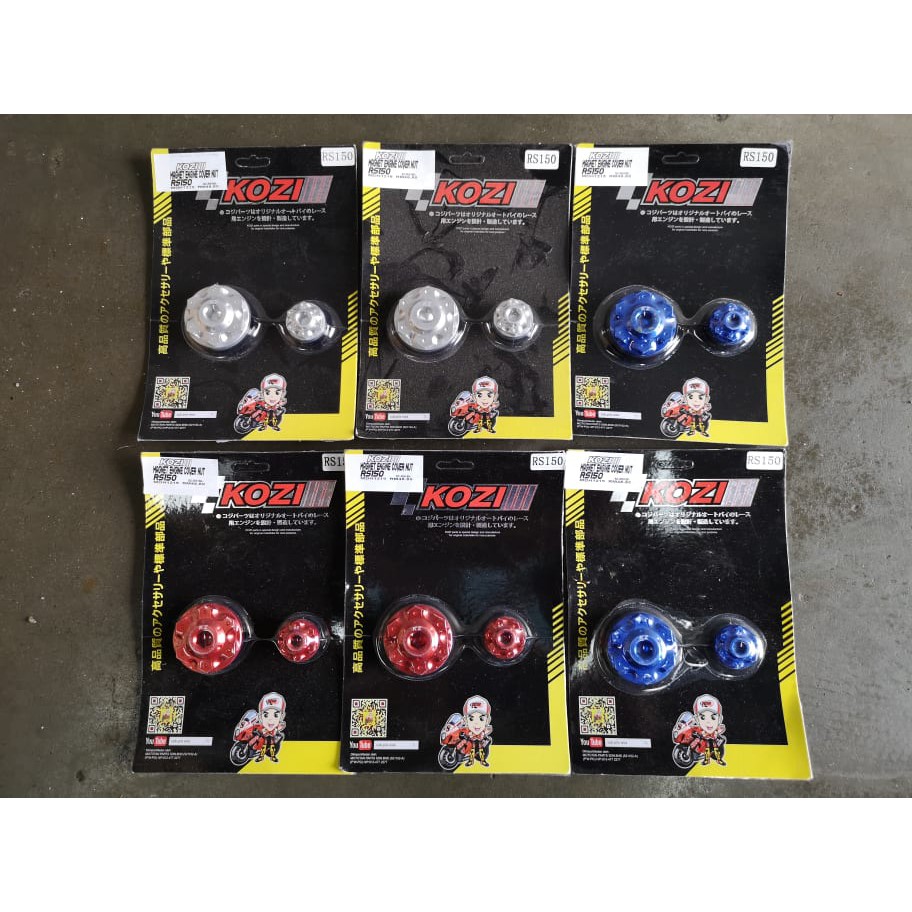 RS150 / LC135 / Y15ZR Y15 KOZI ENGINE MAGNET COVER NUT ALLOY COLOUR ...