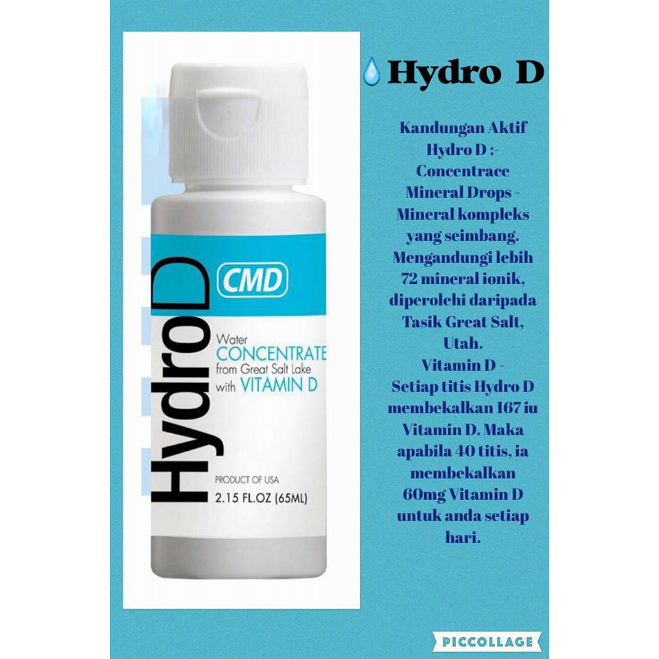 SALE!!! HYDRO D 65ML , CMD REVELL WITH FREE GIFT!! ORIGINAL DIRECT DARI ...
