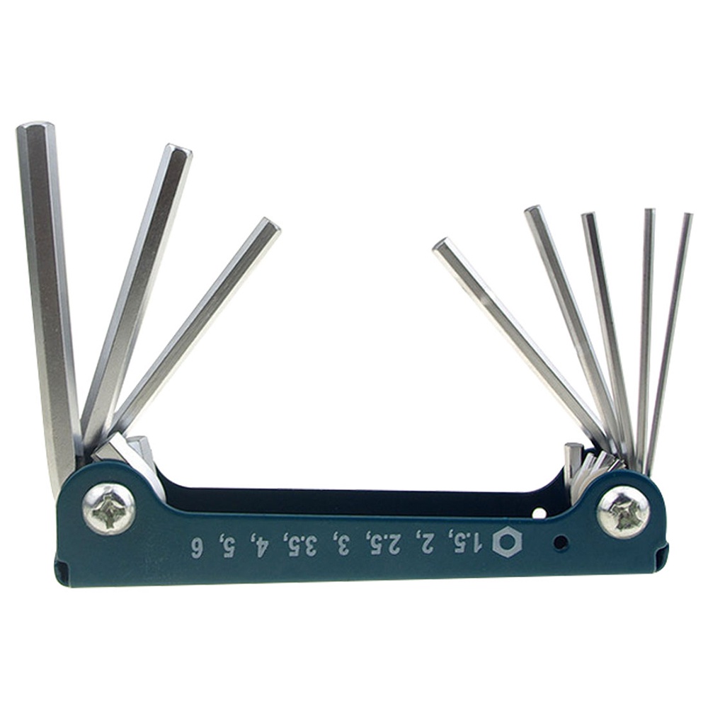 8pcs Allen Key Hex Folding Allen Key Set Spanner Screwdriver Allen ...