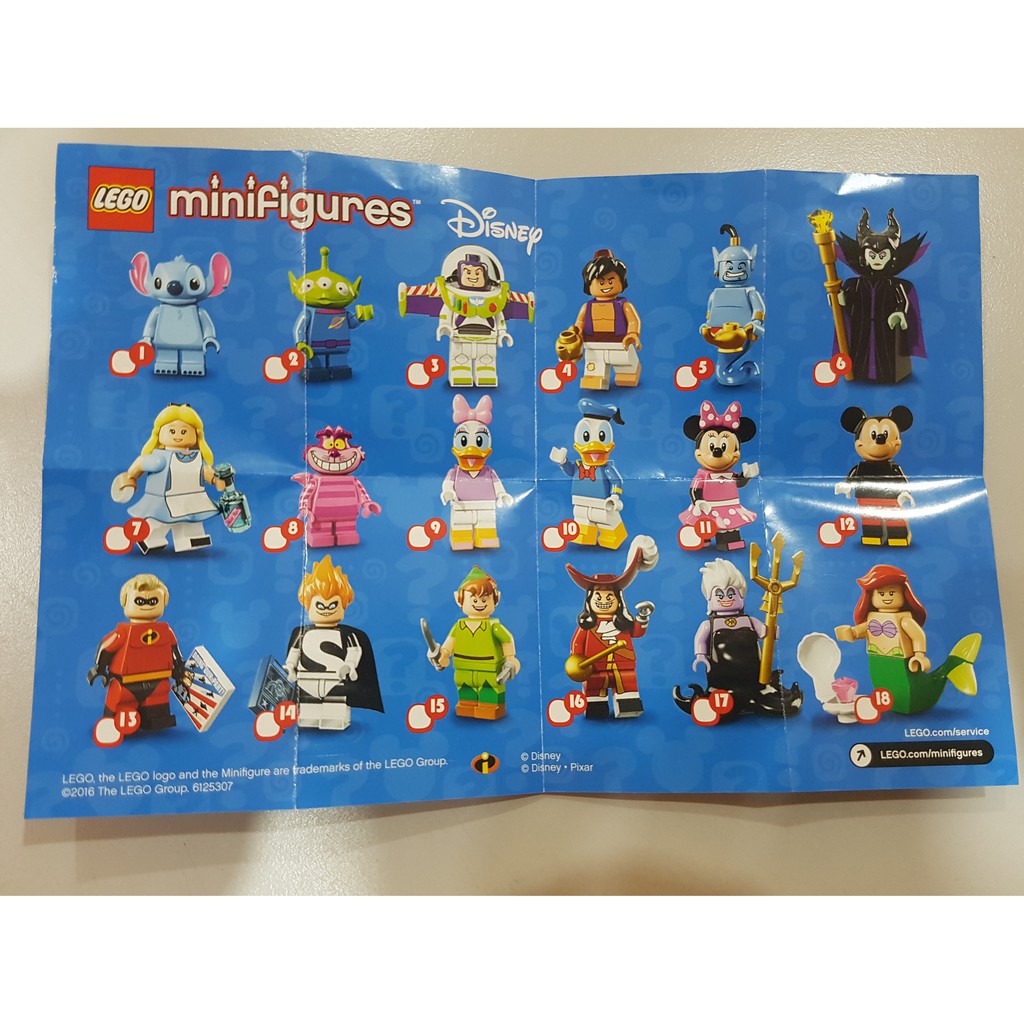 [BOB] 71012 Original LEGO CMF Minifigures Disney Series New | Shopee ...