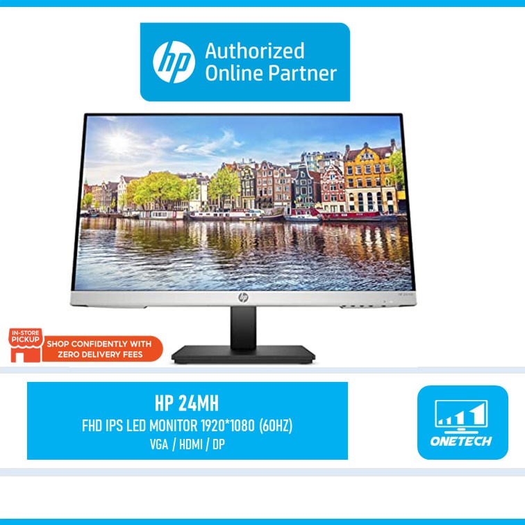 HP 24MH FHD IPS LED Monitor (60Hz/VGA/HDMI/DP) | Shopee Malaysia