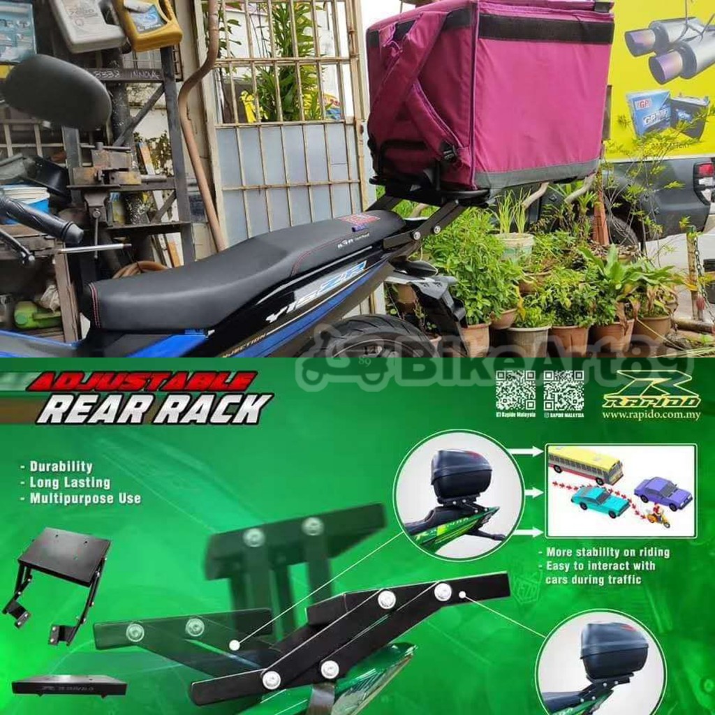 Monorack RAPIDO Heavy Duty Y16ZR VF3i LC135 Y15ZR RS150 EX5 Dream Fi ...