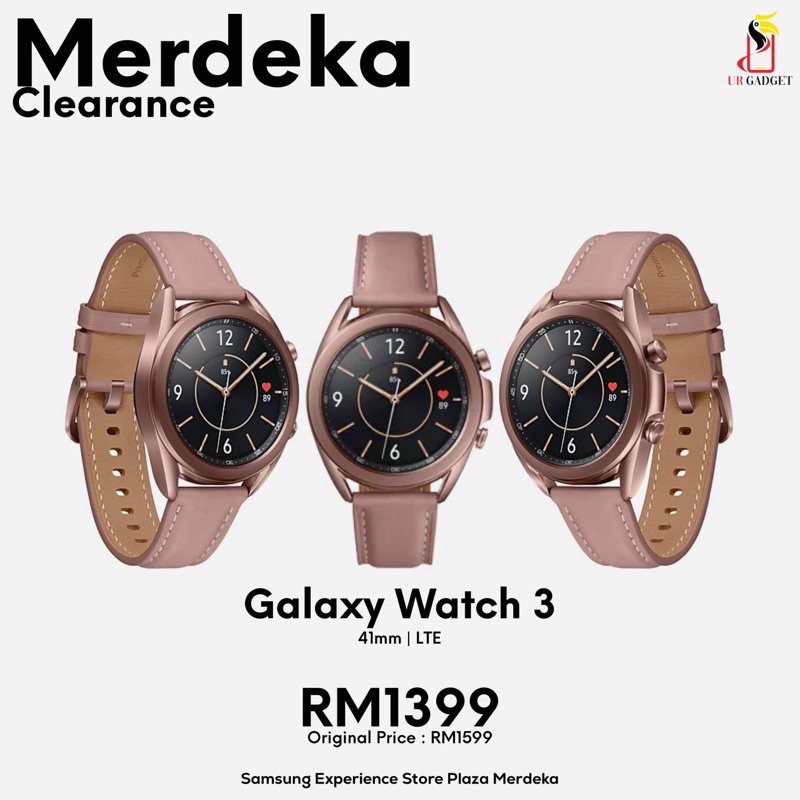 version) ***Samsung Galaxy Watch 3 SM-R855 (41mm)*** (LTE version) | Shopee Malaysia