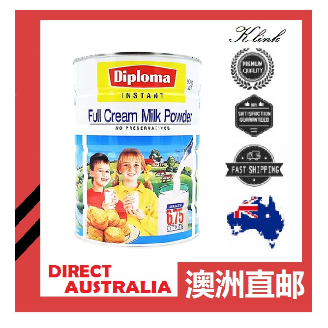 Australia Import Diploma Instant Full Cream milk powder ( 3 Years ...