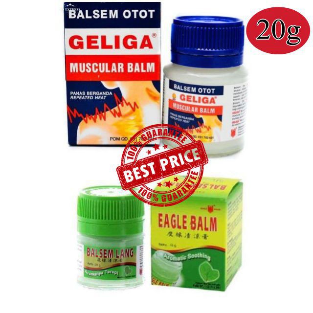 EAGLE BALM/BALSEM LANG 20g/GELIGA MUSCULAR BALM 20g( | Shopee Malaysia