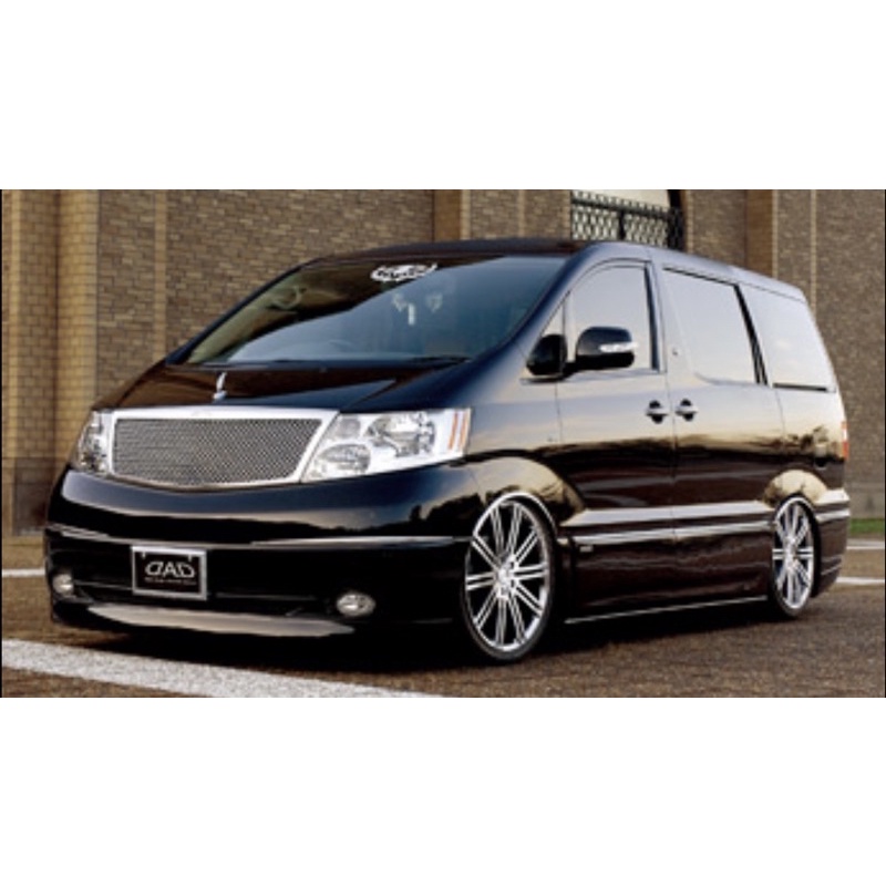 Toyota alphard anh10 anh15 DAD VIP fabulos front bumper bodykit body ...