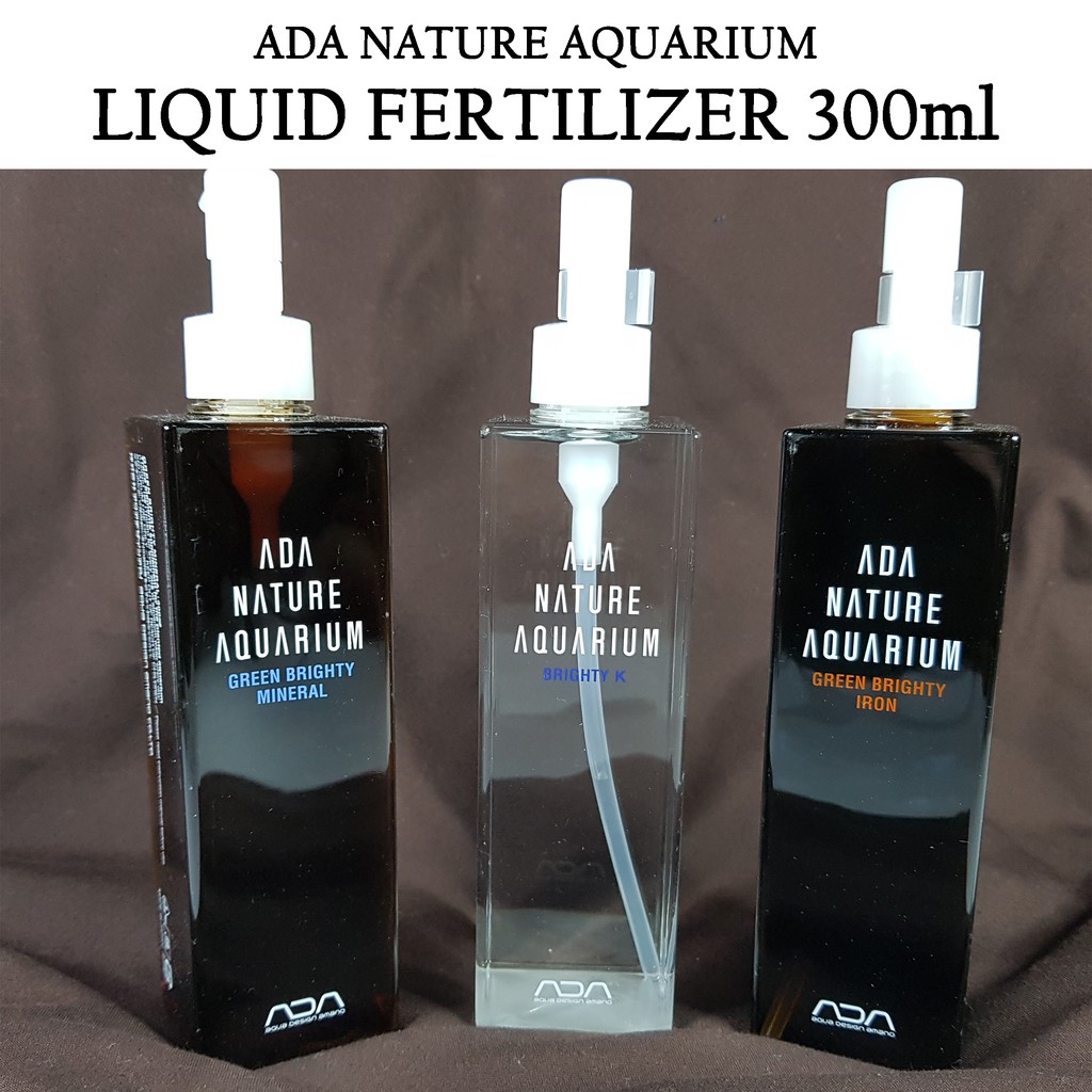 ADA Liquid Fertilizer 300ml Green Brighty Mineral Green Brighty Iron ...