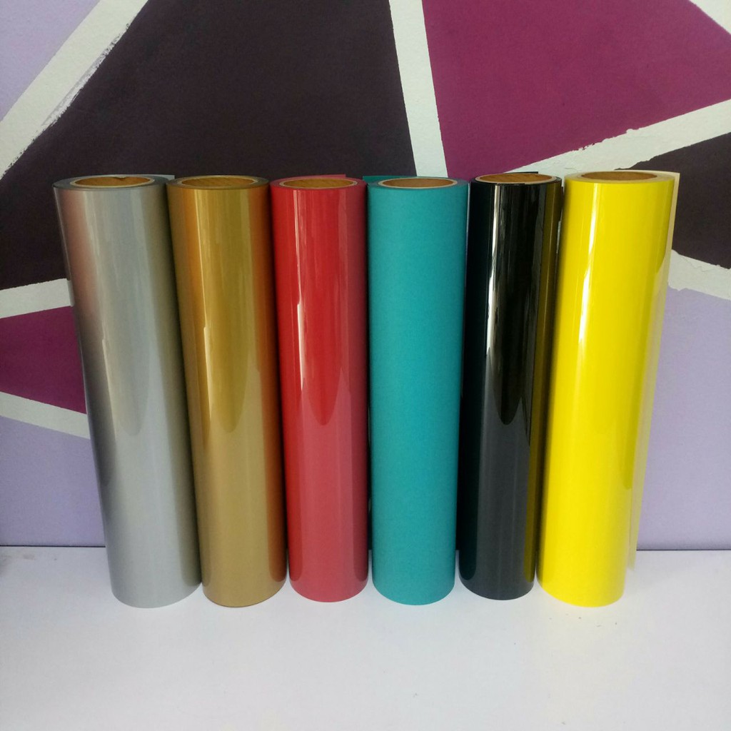 PU Vinyl Korea Sticker Baju Fabric Sticker for Heat Press T-shirt ...