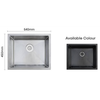 HANDMADE STAINLESS STEEL NANO SINK /SINKI DAPUR/ SINKI HITAM/SINKI ...