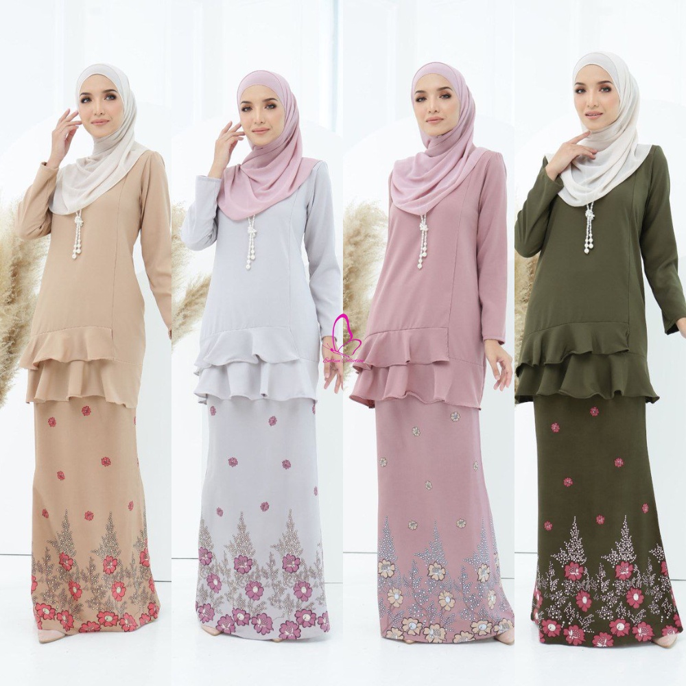 ADEL Baju Kurung Moden Baju Kurung Murah Kurung Moden Plus Size Baju ...