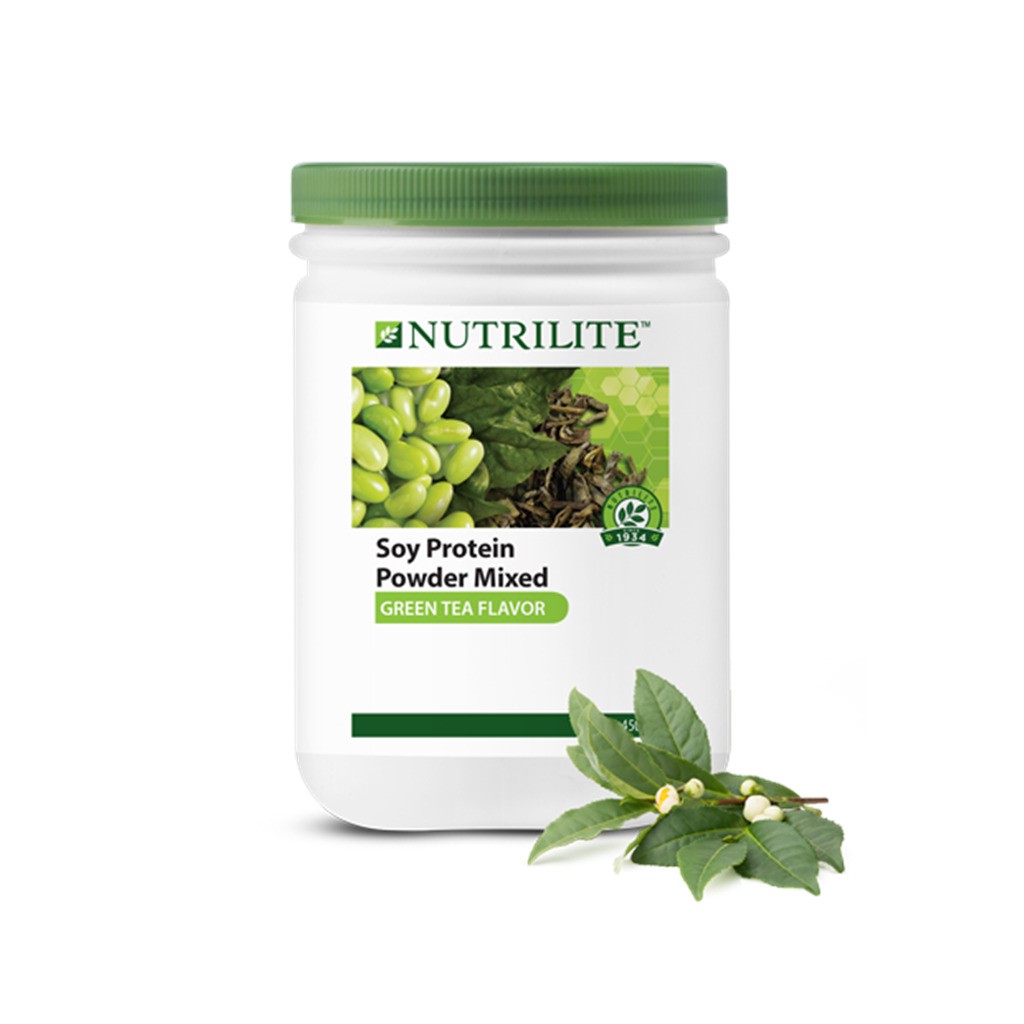 Nutrilite Soy Protein Drink Mix - Green Tea Flavor 450g | Shopee Malaysia
