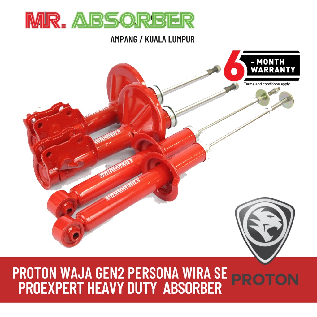 Absorber Heavy Duty Proexpert Proton Waja Gen2 Persona Wira SE 1.6 1.8 ...