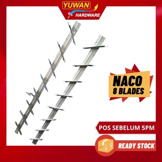 Pemegang Tingkap 8 Layers Blade Traditional Naco Window Local Louver ...
