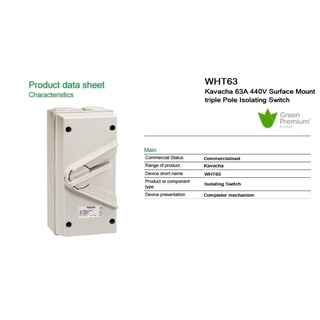 SCHNEIDER WHT63 GY WEATHER PROOF ISOLATOR SWITCH IP66 63A | Shopee Malaysia