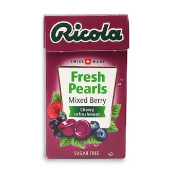 25g Ricola Sugar Free Fresh Pearls Mix Berry Chewy Refreshment Chewy Candy HALAL (LOCAL READY ...