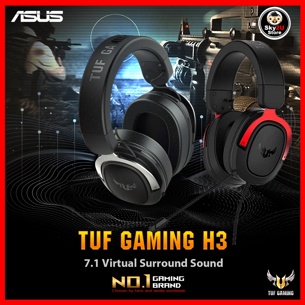 Asus TUF Gaming H3 featuring 7.1 surround sound Gaming Headset | Shopee ...