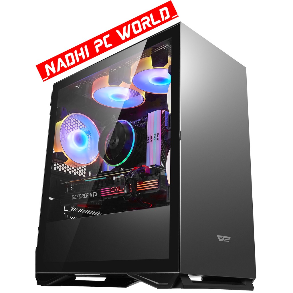 AIGO darkFlash DLM22 (Black) mATX Chassis / Full Window | GAMING CASE ...