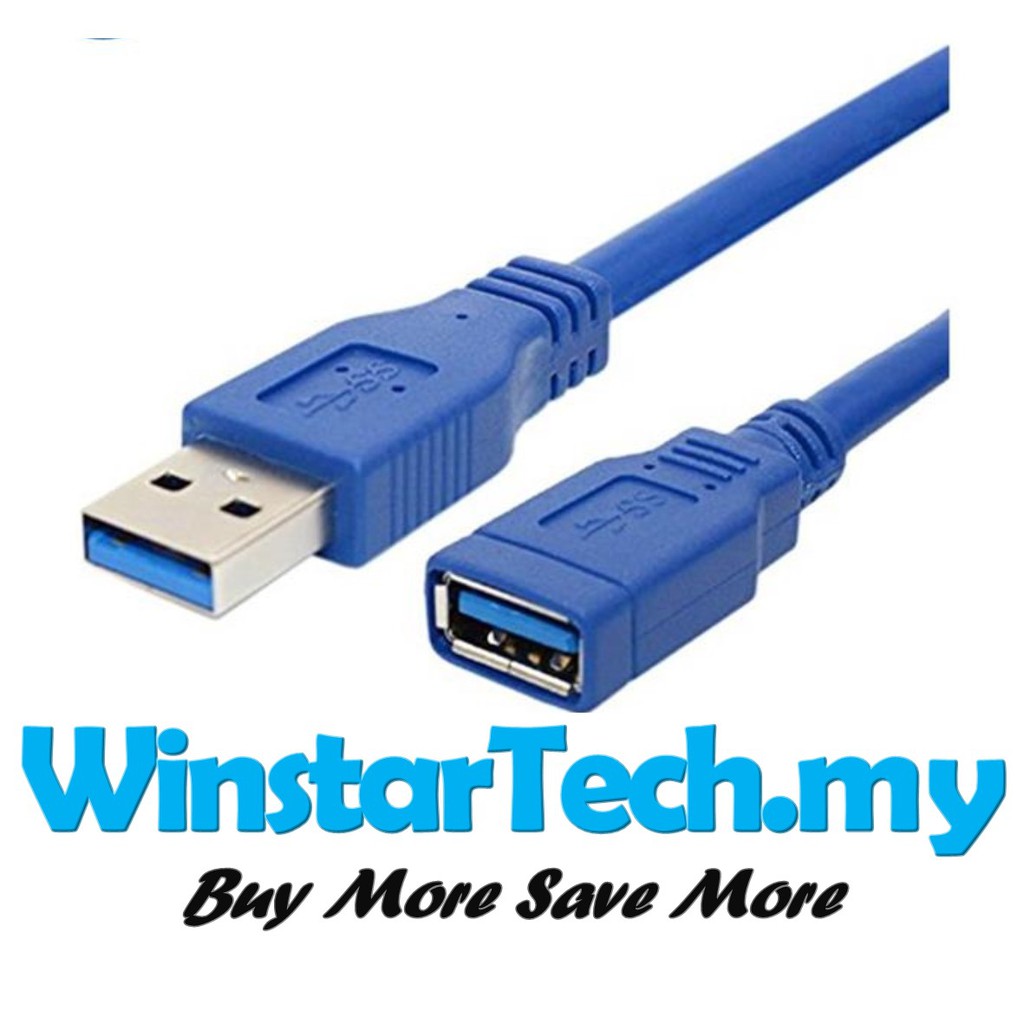 USB 3.0 Male to Female Extension Cable Extender USB3.0 0.3M 0.5M 1M 1 ...