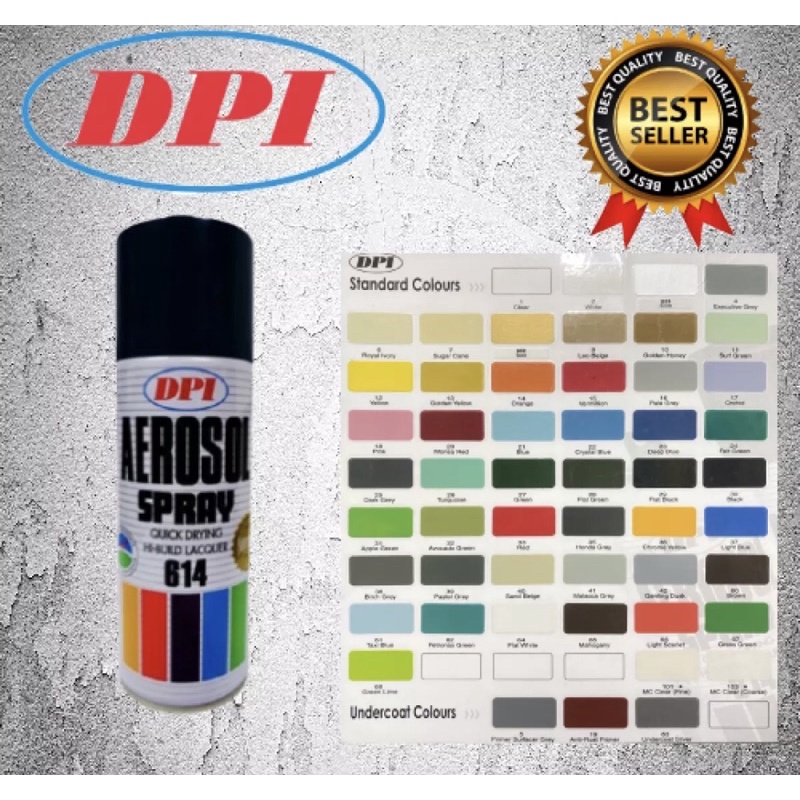 DPI 614 Aerosol / Anchor Spray Paint Quick Drying / Hi-Build Lacquer ...