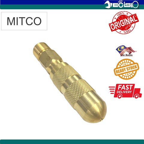 MITCO High pressure Solid Brass Water Spray Hose Nozzle for Car Wash ...
