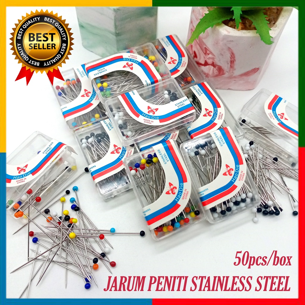 PIN JARUM PENITI (SET/50PCS) | Shopee Malaysia