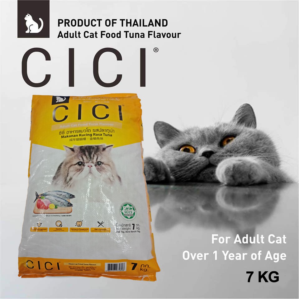 Cici premium cat food / adult cat food 7kg / cici cat food / tuna ...