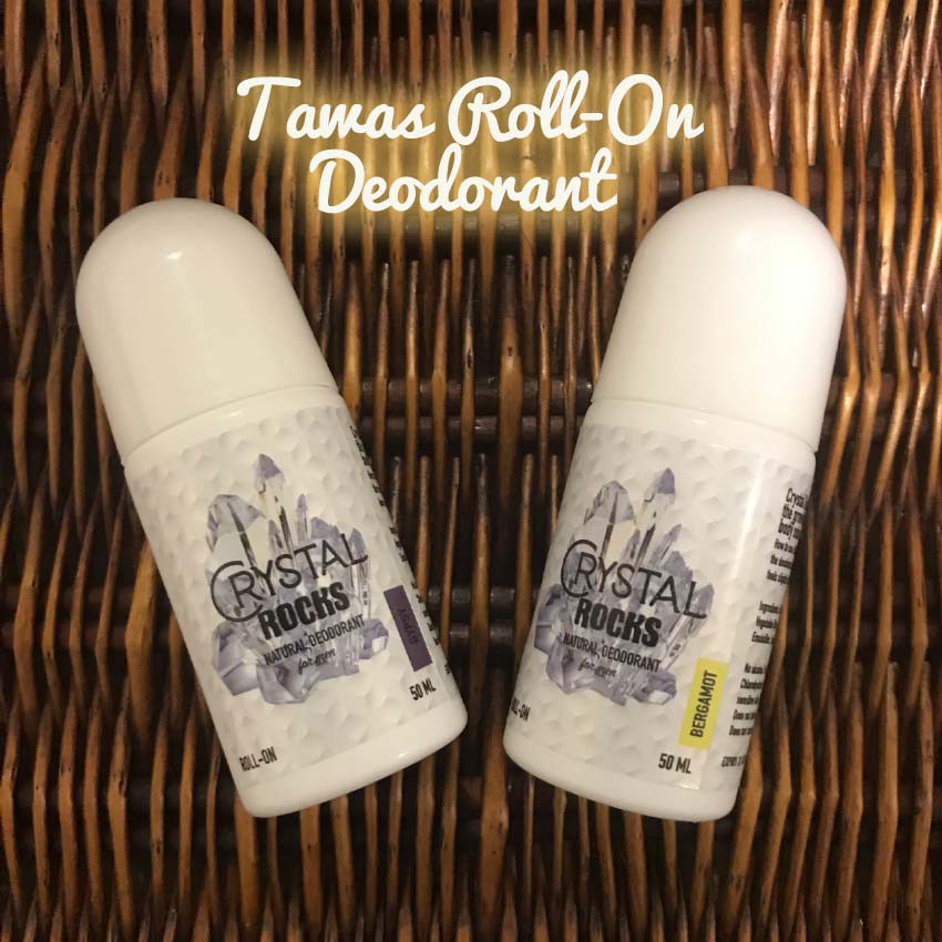 Crystal Rocks Tawas Roll-On Deodorant prevents body odour all day 50ml ...