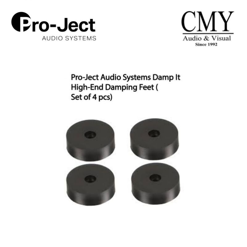 Pro-Ject Audio System Damp It High-End Damping Feet Anti Vibration (Set of 4 pcs)(Made In Europe ...