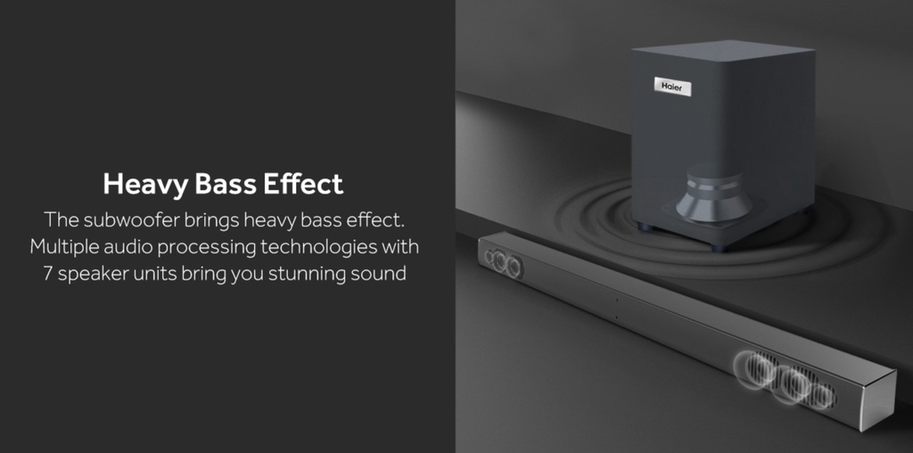 Haier Sound Bar HSD3A040B | Shopee Malaysia