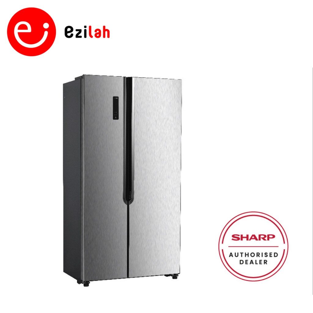 Sharp Side by Side Fridge with Multi Air Flow (500L) SJX508MS | Shopee ...