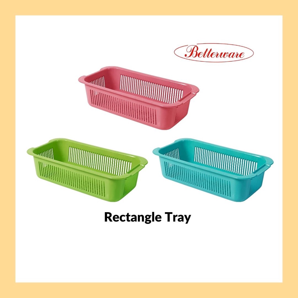 Betterware Rectangle Plastic Basket / Plastic Tray / Multifunctional ...