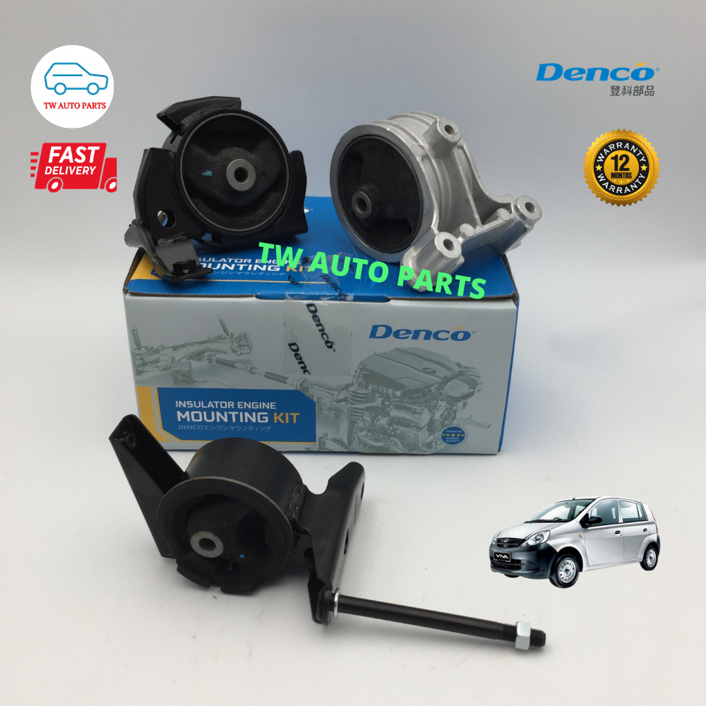 DENCO ENGINE MOUNTING SET (JAPAN) FOR PERODUA VIVA 660 & 850 (AUTO ...