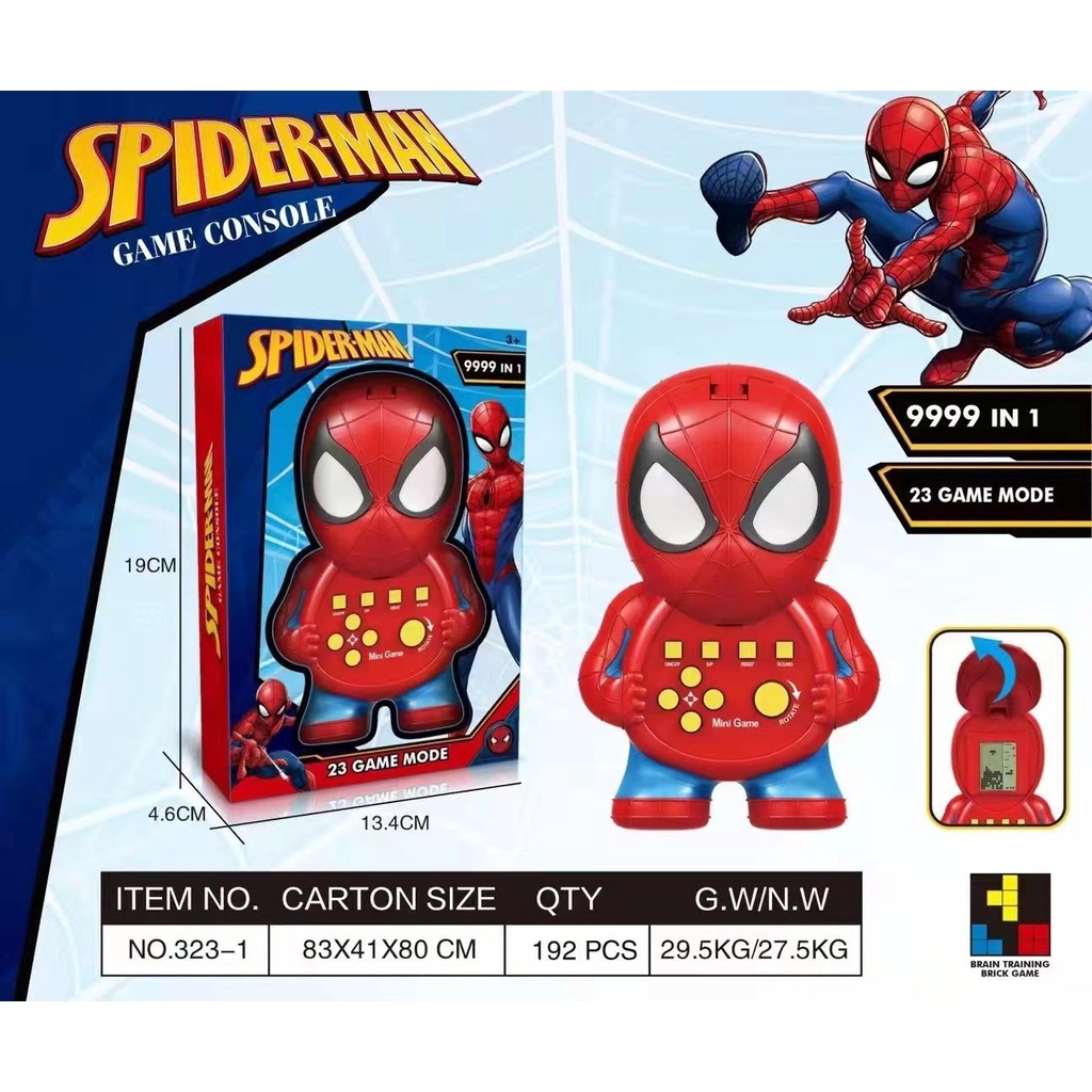 Mini Spider-Man Tetris Handheld Games | Shopee Malaysia