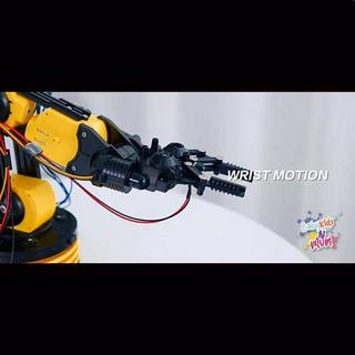 DIY Robotic Arm Robot Wired Control Robot Arm Kit Early Education Steam ...