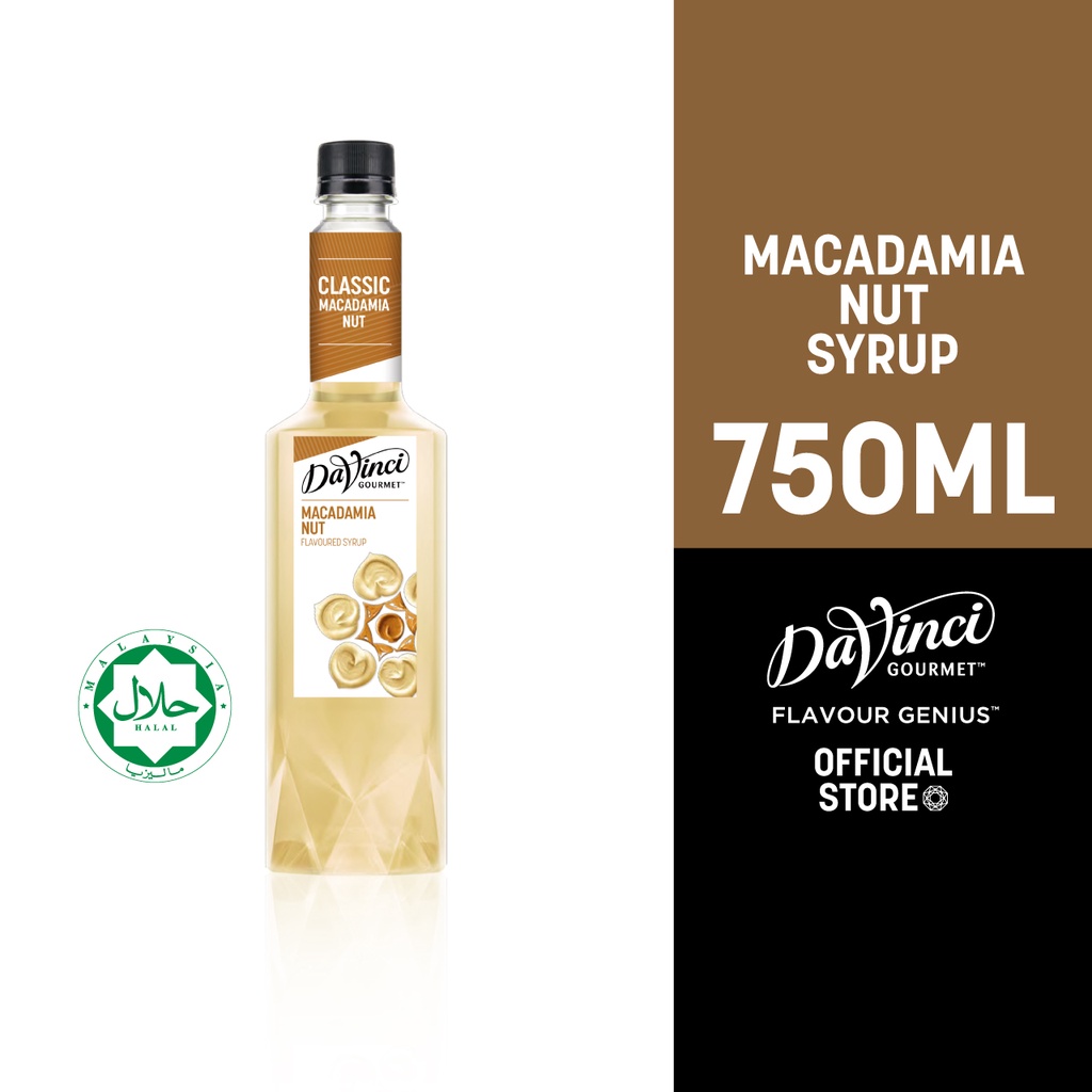 DaVinci Gourmet Macadamia Nut Syrup 750ml | Shopee Malaysia