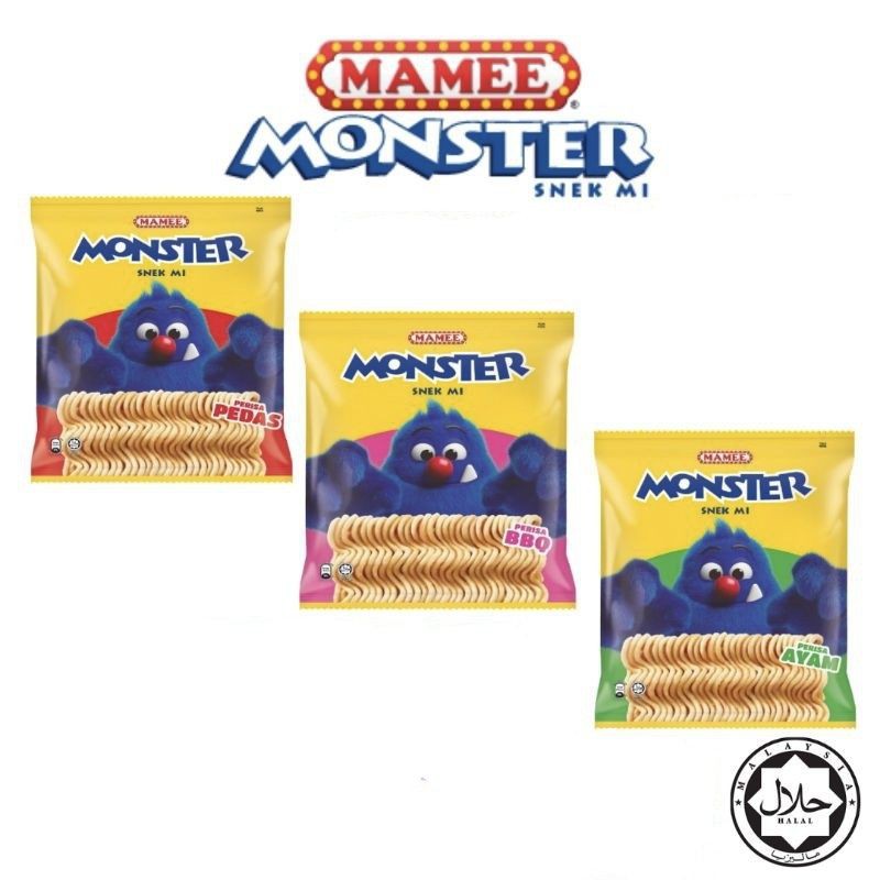 MAMEE MONSTER FAMILY PACK 8'S X 25G | Shopee Malaysia
